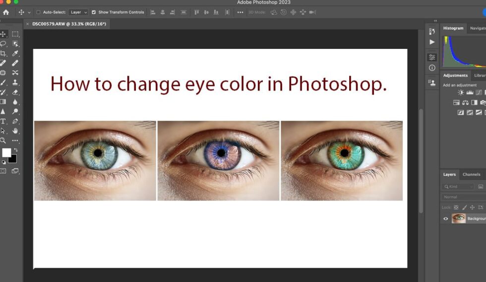 How to Change Eye Color in Photoshop - Clipping Path Finder