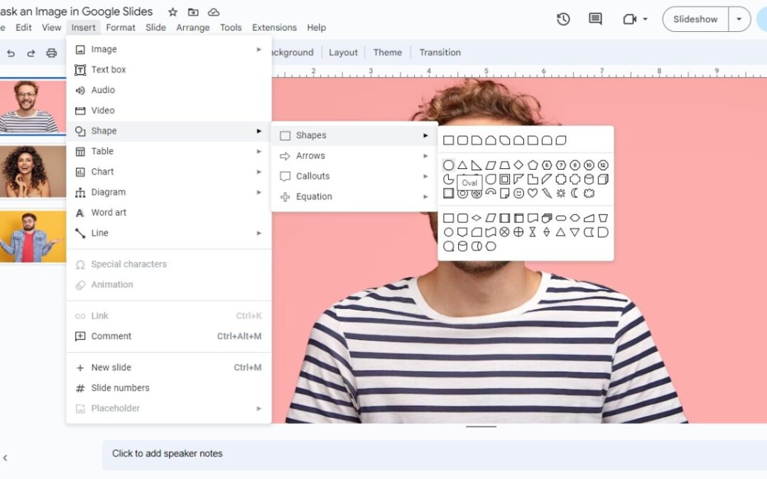 How to Mask an Image in Google Slides - Clipping Path Finder